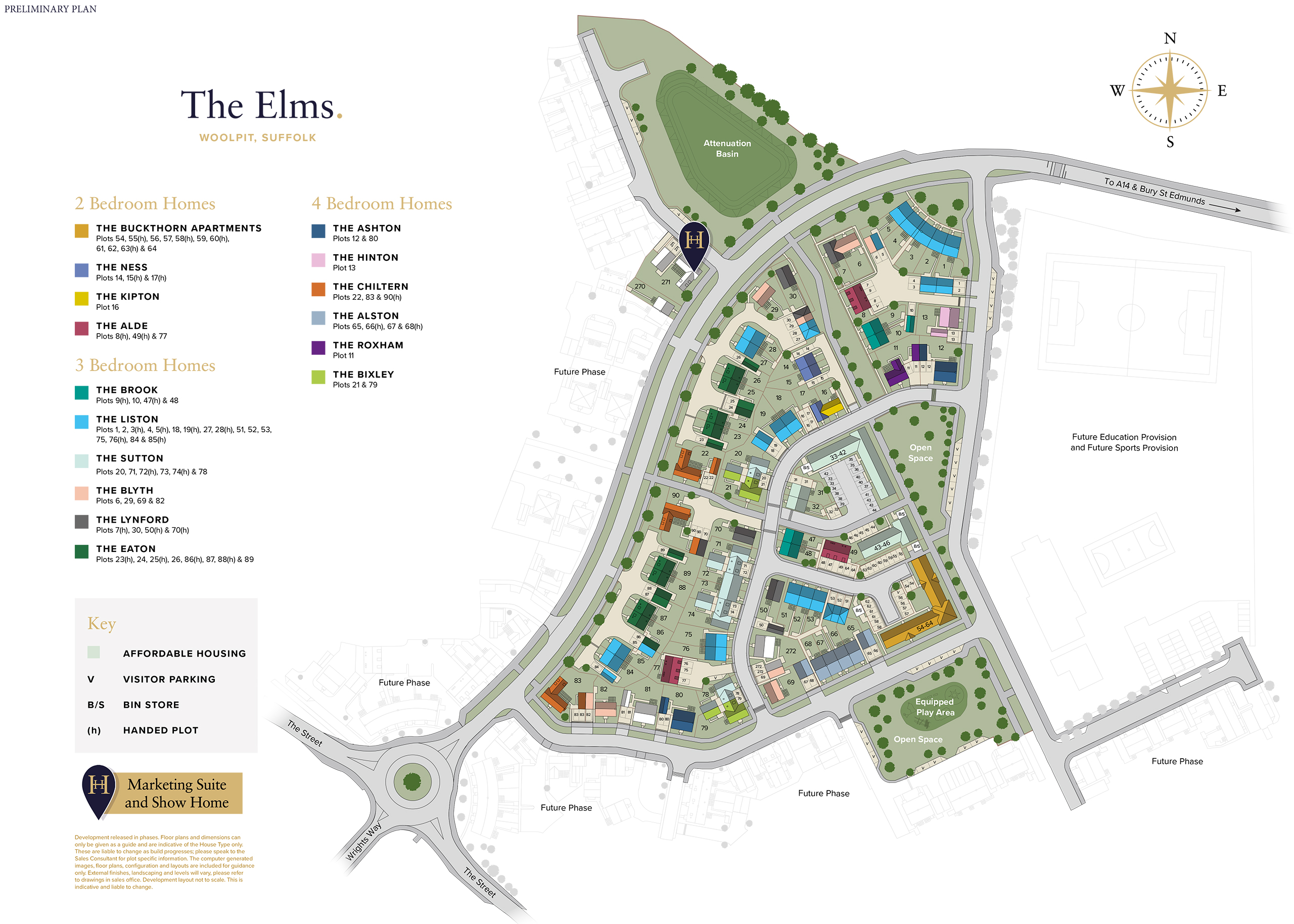 The Elms - New Homes in Woolpit, Suffolk | Hopkins Homes